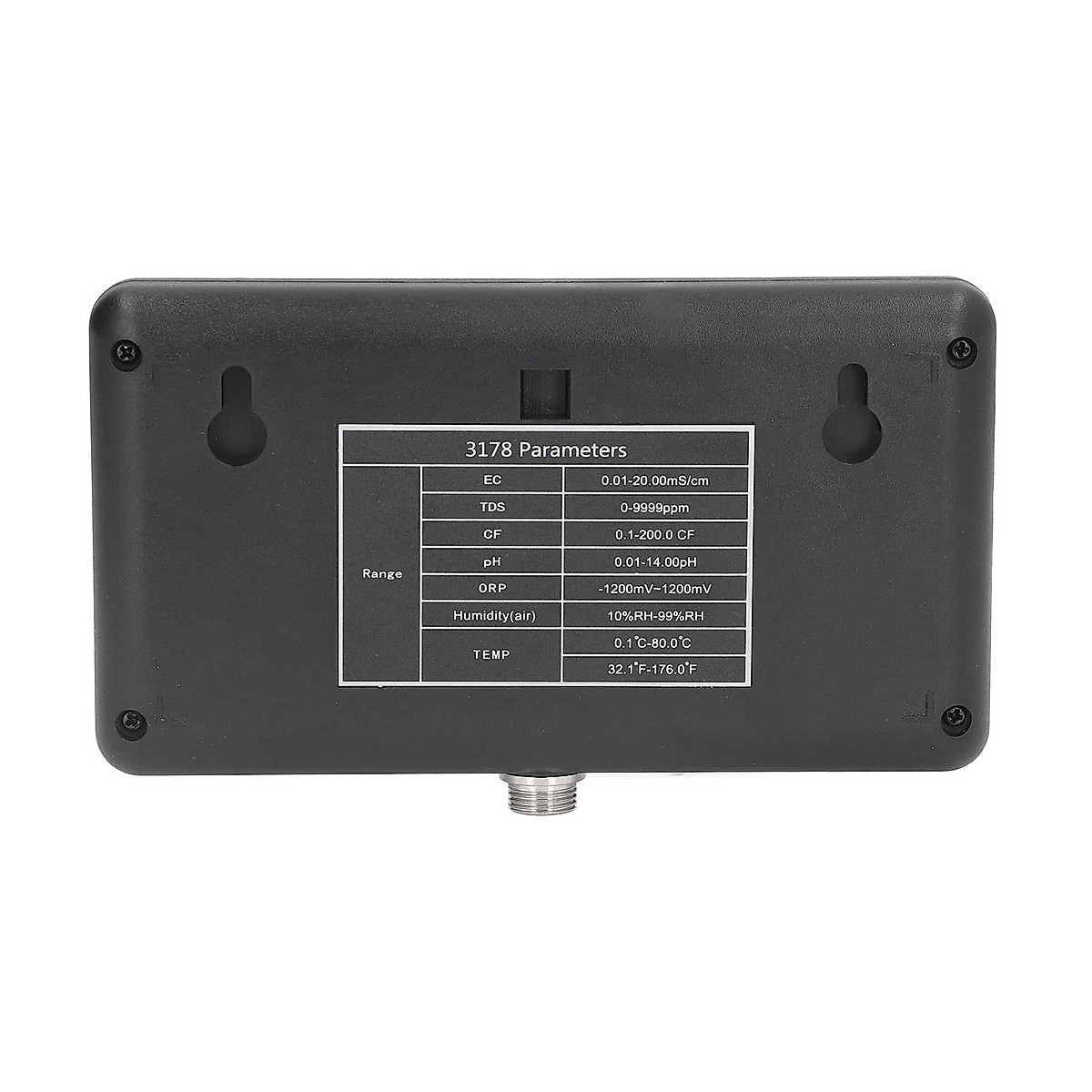 EVGATSAUTO Water Test Meter, Display 3 Results PH ORP EC TDS CF 7 in 1 Test Water Quality Monitor for Mining Agriculture Glassfish Pond (US Plug 110V)