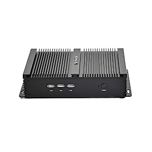 KINGDEL Industrial PC, Intel i5 8th Gen. CPU Mini PC, 8GB DDR4 RAM, 256GB NVMe SSD, 4K: 4096x2304, 2xCOM RS232, 4xUSB 3.0, HD Port, VGA, W-11 Pro, Fanless Computer