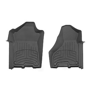WeatherTech FloorLiner HP Custom Fit Floor Mats for Ram 2500/3500, Ram Truck 2500/3500-1st Row (4415451IM), Black
