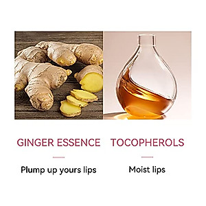 KISSIO Lip Plumper,Natural Lip Plumper, lip plumper for day use,Lip Plumper Gloss Make Lips Fuller and Moisturizing 5.5ml