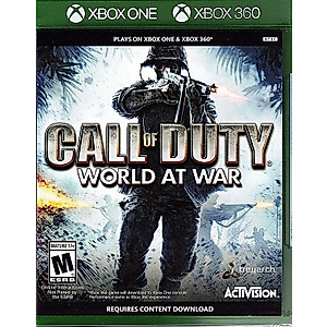 Call of Duty World at War Xbox One & 360 - Xbox One & 360 Supported - ESRB Rated M (Mature 17+) - First-person Shooter - Multiplayer Supported - Get through WWII