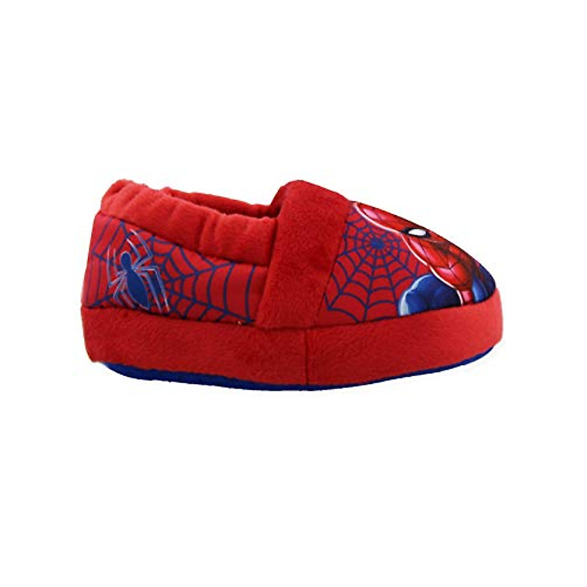 Marvel Spider-Man Toddler Boys Plush Aline Slippers (2-3 M US Little Kid, Red)