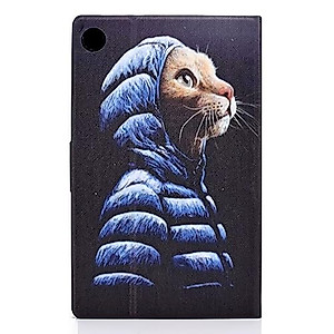 Compatible with/Replacement for Tablet PC Samsung Galaxy Tab A8 10.5 inch 2021 SM-X200/X205/X207 PU Leather Flip Cover Stand Wallet Case XXDY3(3)