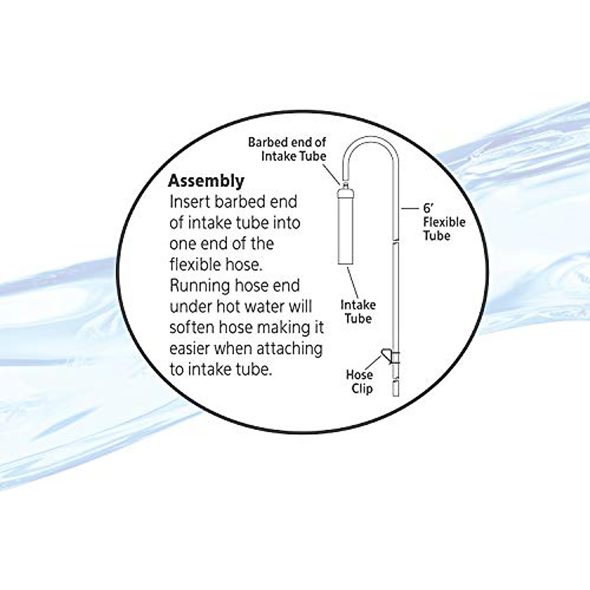 Aqueon Aquarium Siphon Vacuum Gravel Cleaner Medium - 9 Inches