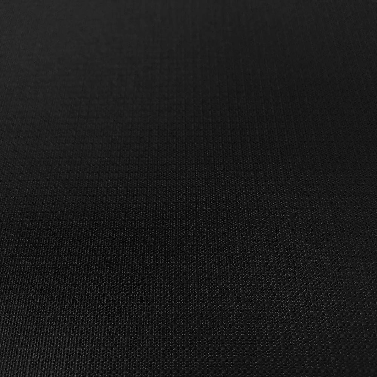 Ottertex Polyester Ripstop Fabric PU Coated 200 Denier 8.7oz 59/61" Wide Waterproof Tent Water Repellent Dustproof Airtight Inflatable Flag Tarp Cover Excellent Fabric for Kites (1 Yard, Black)