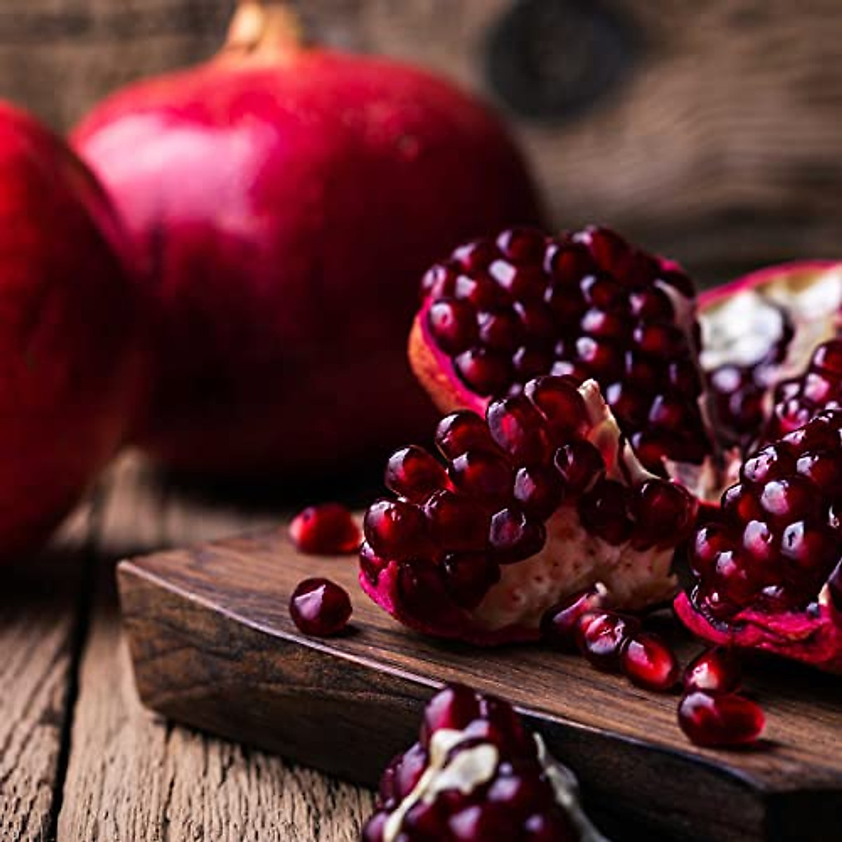 SOY CRAFTERS Pomegranate Scented Soy Candle for Home, Natural Soy Candles Scented, Pomegranate with Tart Red Fruits and Florals | 9oz Jar