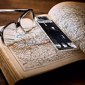 Universal Monsters Frankenstein (1931) - Boris Karloff - Laminated 2x6 FilmCells Bookmark with 35mm Clip of Film and Tassel