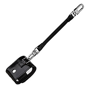 keledes Airpods 1st Generation Case, Airpods Case Cover, Airpods 1 Gen Case,Genuine Leather Protective Case with Keychain Leather Strap for Apple Airpods 1 Case,Vintage Black