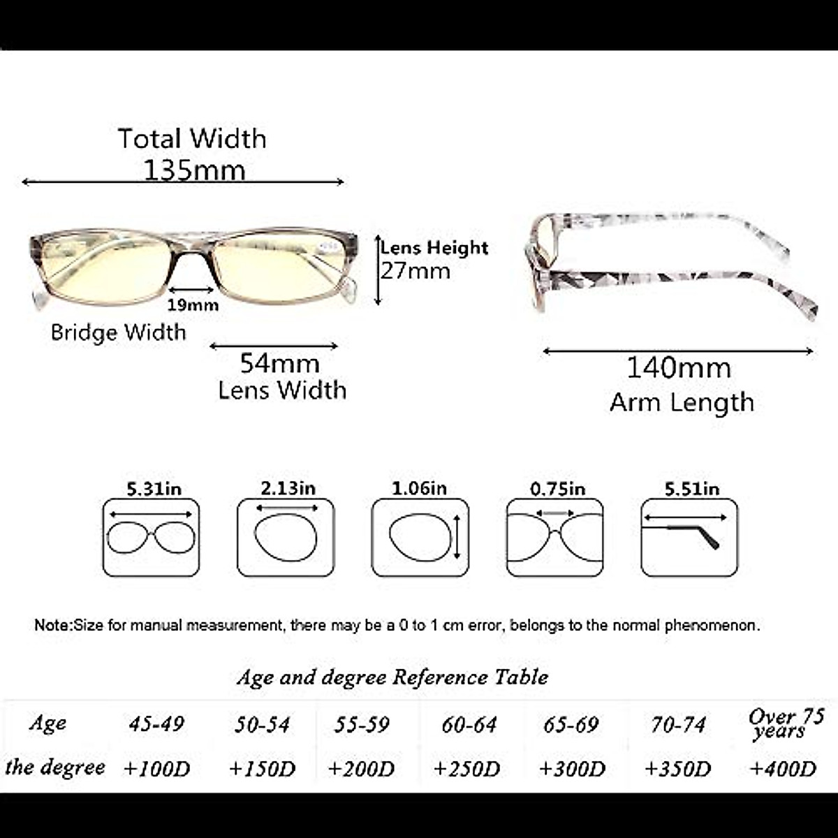 NORPERWIS 2 Pair Computer Glasses - Anti-blue glasses - Blue Light Blocking Reading Glasses for Women (2 Pack Gray, 2.00)