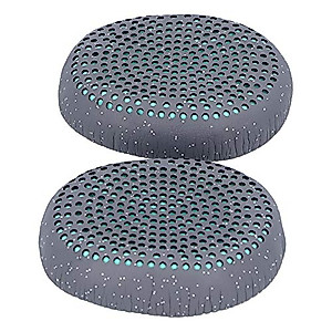 DAUERHAFT Blue Headphone Ear Pads Durable Ear Cushions Replacement Easy to Operation Soft for Skullcandy Riff Wireless