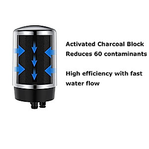 NRP Premium Faucet Water Filter Replacement for BRITA standard system, chrome tap water filter Reduces Lead, BPA Free - 3Pack