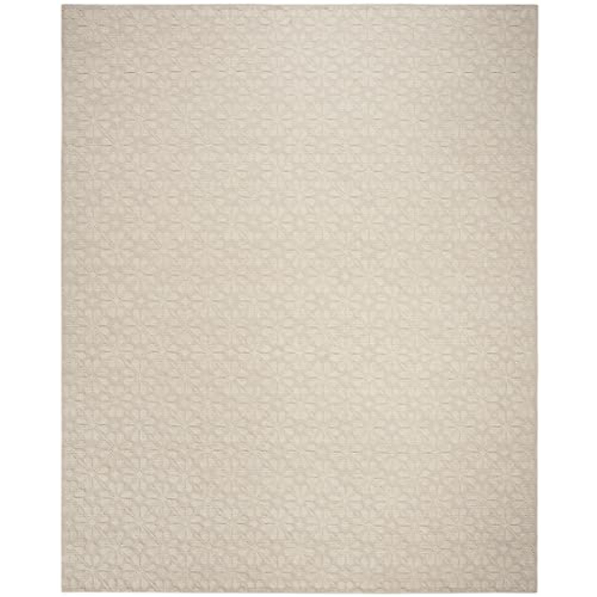 MARTHA STEWART Collection by SAFAVIEH 9' x 12' Ivory MSR3503A Handmade Contemporary Floral Wool Area Rug