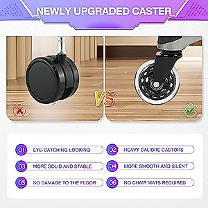 COLAMY High Back Office Chair, Ergonomic Executive Chair with Padded Flip-up Arms, Adjustable Tilt Lock, Computer Desk Chair Swivel Rolling Home Office Chair for Adult Working Study, Ivory