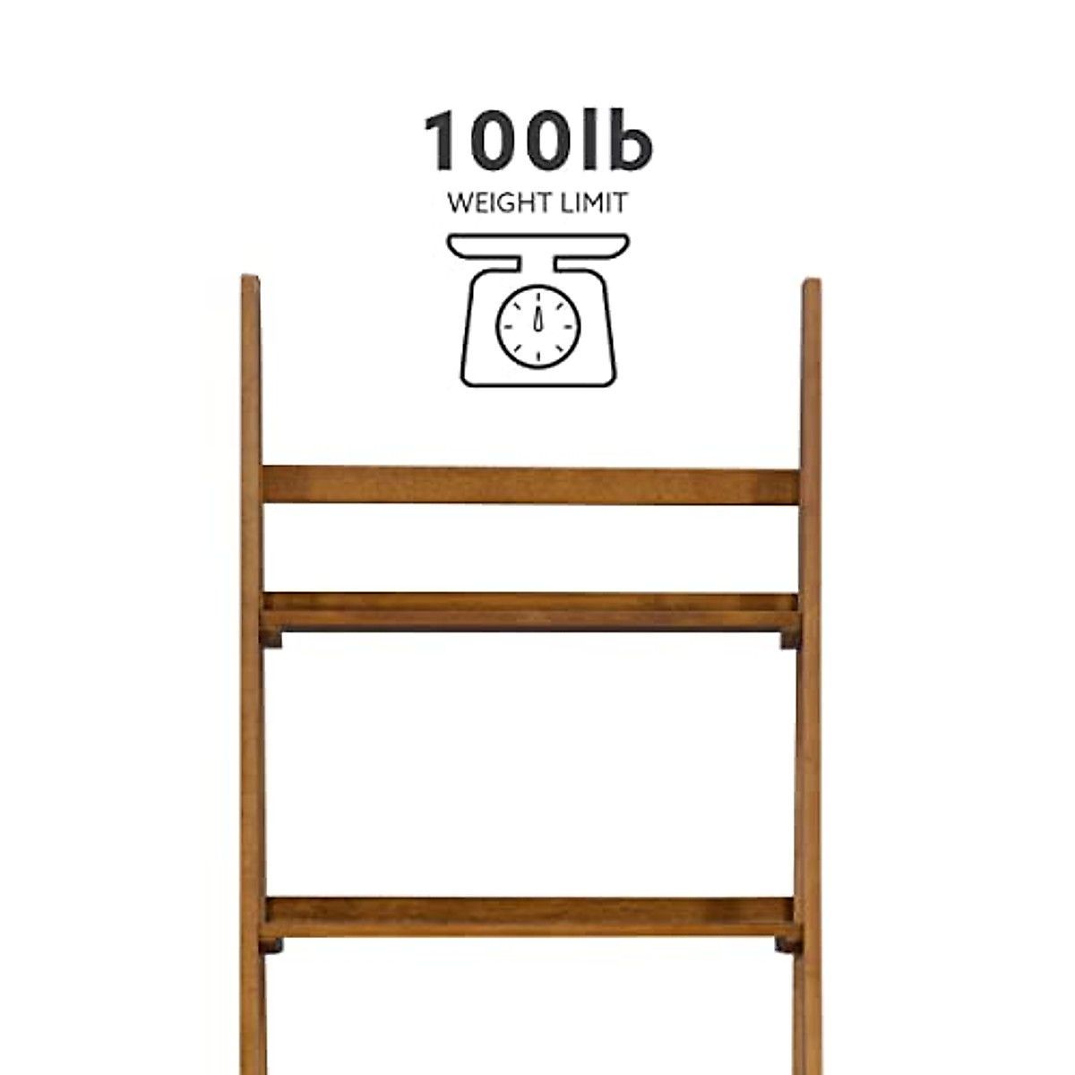 Melissa Mid-Century Bookcase, Walnut by Linon Large