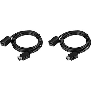 Insignia 6 ft. (2-pack) Controller Extension Cable for Nintendo SNES Classic and Nintendo NES Classic Controllers - Black