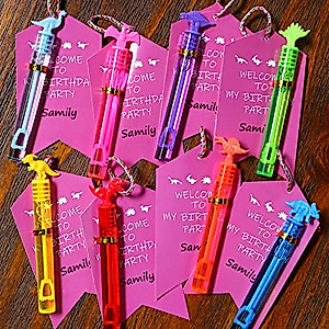 32 Pack Bubble for Kids Party Favors, 8 Style Mini Bubble Wands with Gift Box, Dinosaur Toys Bulk for Carnival Prizes Goodie Bag Stuffers Supplies, Birthday Bath Time Bubbles Blower Toy for Girl Boy