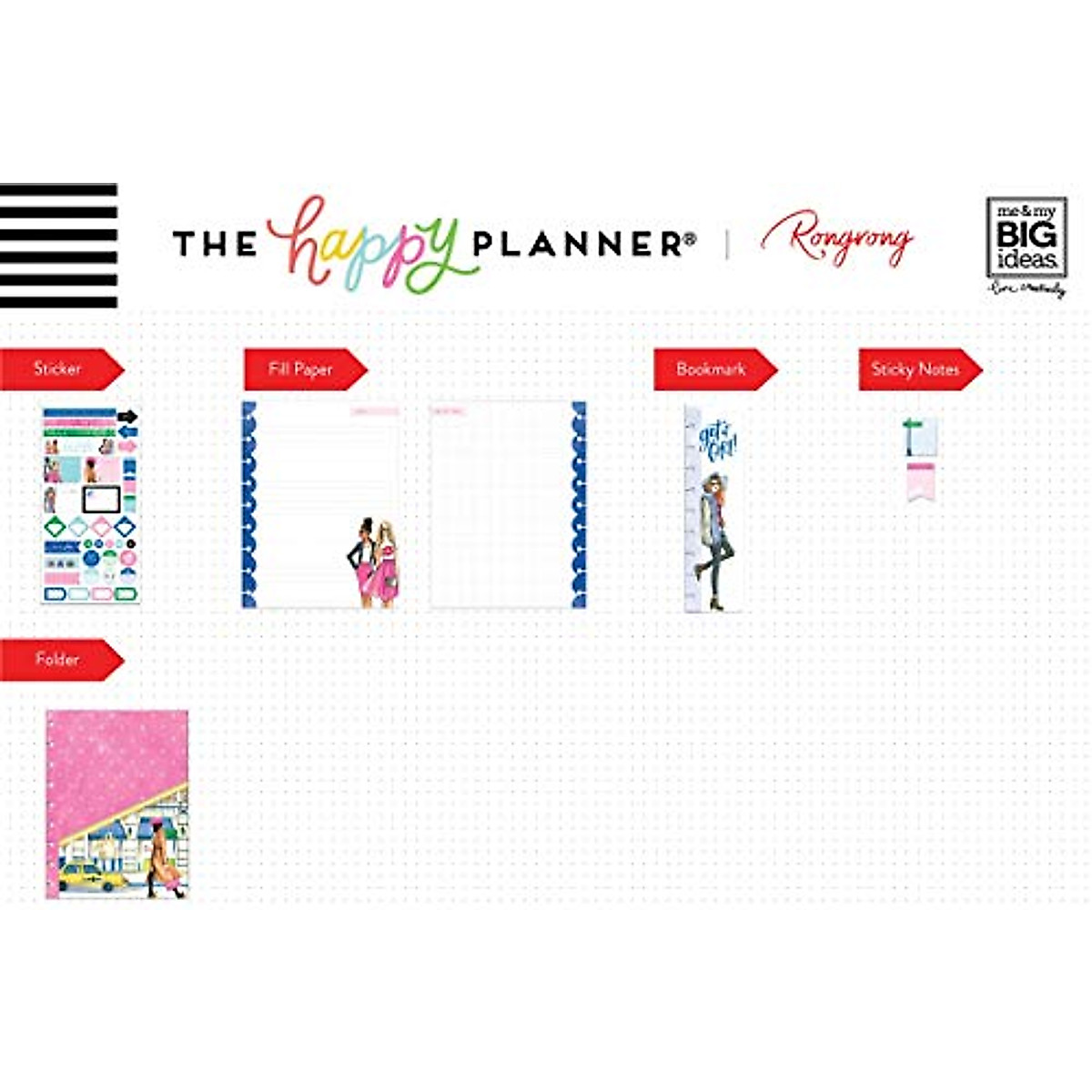 Me & My Big Ideas Happy Planner Access GRL, Hustle Girl