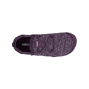 Xero Shoes Women's Oswego Knit Casual Shoe - Lightweight Zero Drop Barefoot Shoe, Vintage Violet, 6.5