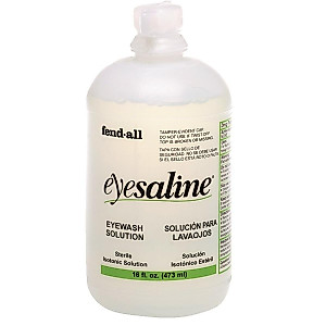 Eyesaline Emergency Eyewash Station Refill Bottles, 16 oz - 1/Pack of 4