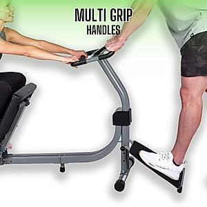 Full Body Stretching Machine Nitrofit Limber Pro. Only Stretch Machine with Adjustable Sliding Seat & Slant Board. Stretch Training Video included. Great for Spinal Decompression, Improving Flexibility, Mobility, Muscle Pain Relief for back, Home Gym