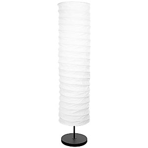 Abaodam Paper Floor Lamp Shade Foldable Paper Floor Lamp Cover Standing Lamp Cover Light Bulb Cage Guard Rice Paper Lantern for Home Bedroom Living Room