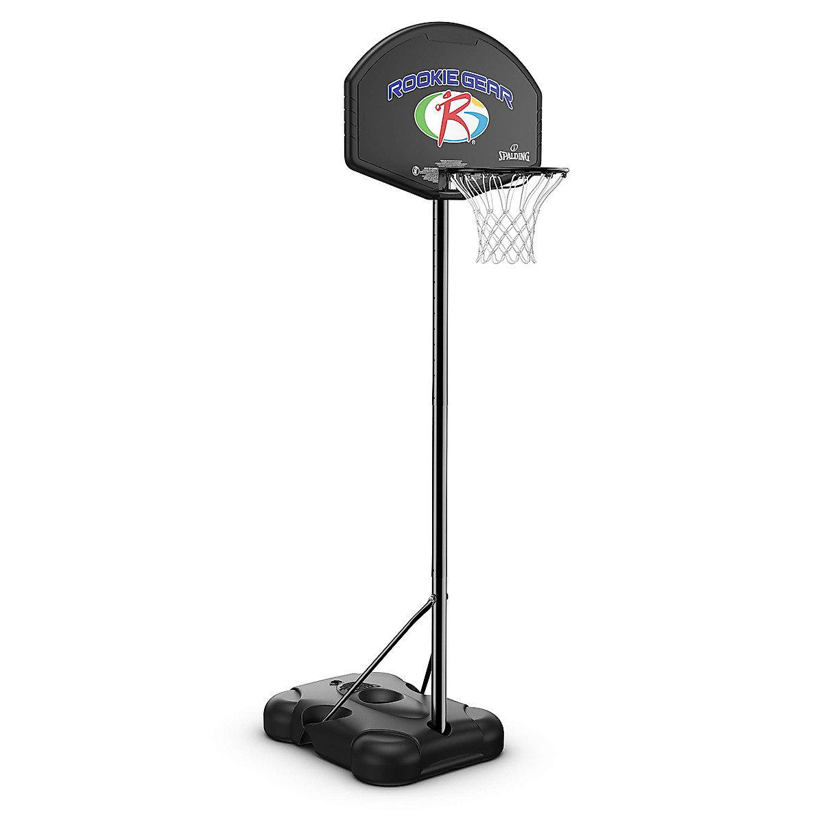 Spalding 32" Rookie Gear Eco-Composite™ Telescoping Portable Basketball Hoop