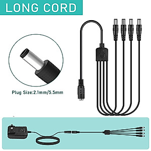 KONKIN BOO Replacement AC Adapter for Lemax # 74707 4.5 Volt Spooky Town Accessory Switching Power Cord