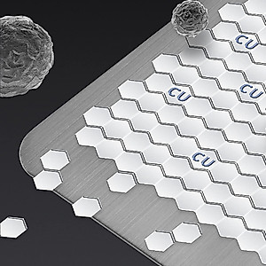 Cutting Board, 304 Stainless Steel Double Sided Cutting Chopping Boards Baking Board Heavy Duty Pastry Board for Kitchen Meat Vegetables Bread Cutting Mats(M)