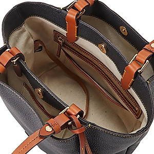 Dooney & Bourke Handbag, Pebble Grain Small Flynn Shoulder Bag - Black