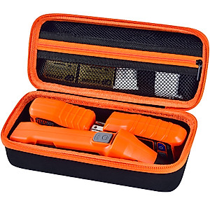 Battery Organizer Storage Case, Batteries Holder Container Carrying Hard Bag Box with Battery Tester + Case Compatible with Klein Tools ET310 AC Circuit Breaker Finder