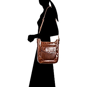 Frye Melissa Magazine Crossbody, Cognac