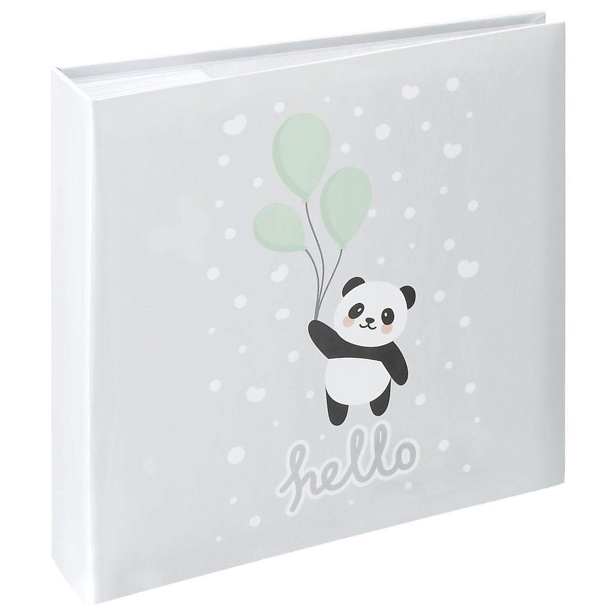 Hama Hello Panda Memo Album, 100 White Pages (50 Sheets), fits 200 Photos in 10x15cm Format, Panda, 00002661