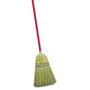 Libman Commercial 502 Janitor Corn Broom (Pack of 6),Corn/Red