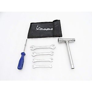 Royal Crusaders VESPA COMPLETE TOOL KIT SET IN BLACK COLOUR POUCH
