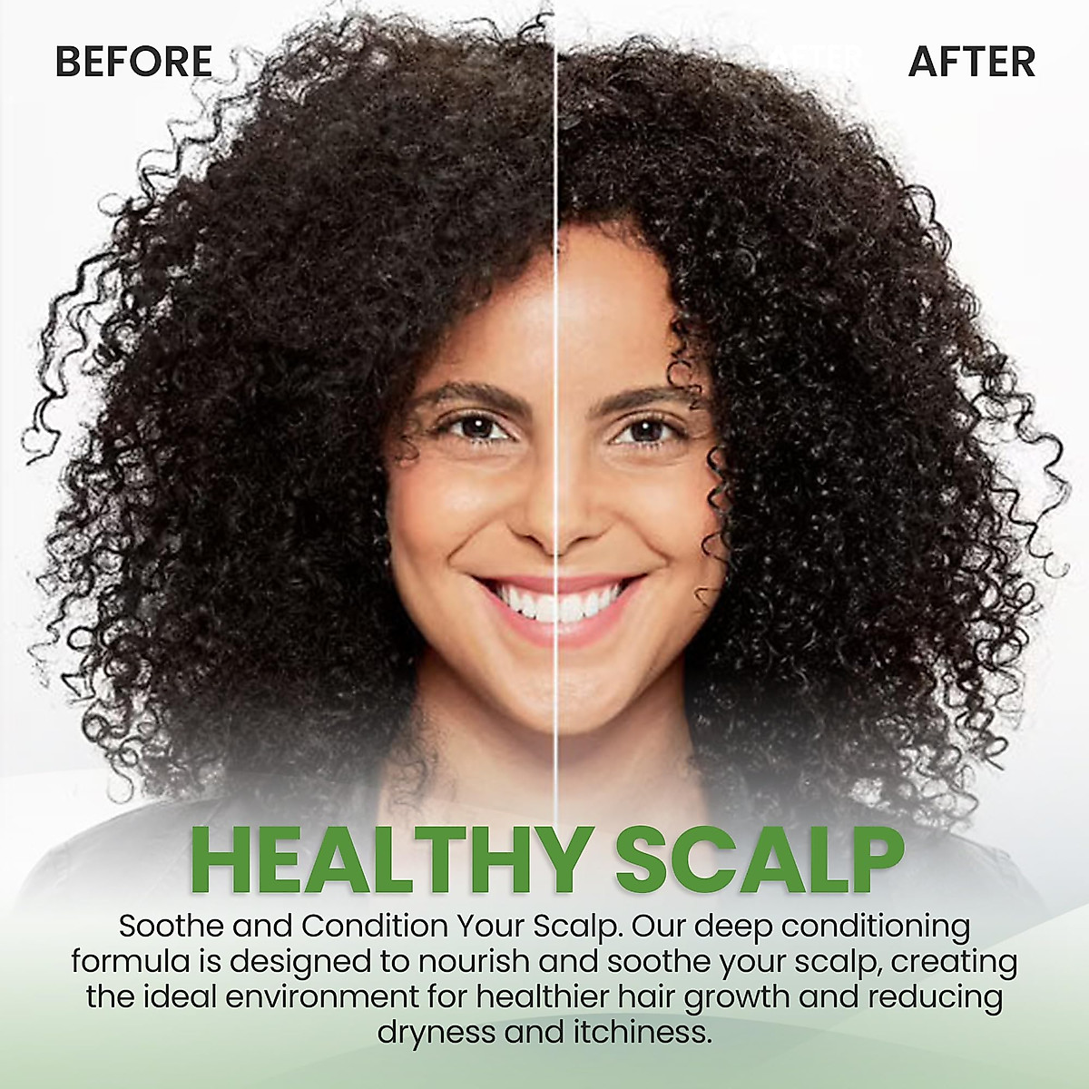 AtOne with Nature Hair and Scalp Conditioner - Hair SuperGro with Aloe Vera & Rosemary Extracts for Dry Hair 5.5 Oz