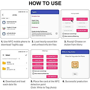 NFC 215 Cards, NTAG215 NFC Round Cards NFC 215 Card Tag Compatible with TagMo and Amiibo and NFC Enabled Mobile Phones and Devices (30 Pieces)