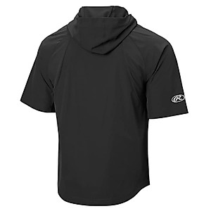 Easton Boys' COLORSYNC Short Sleeve Jacket Youth, Black, Large