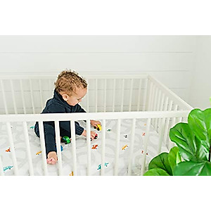 100% Cotton Fitted Crib Sheet - Premium Baby Bedding - Soft, Breathable & Durable - Cars Print