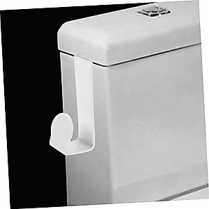 UKCOCO 2pcs multifunctional z hook kids potty hook door hook hangers over The door Hook washbasin hangers cabinet handle Household Organize Hook towel white plastic child hat hook