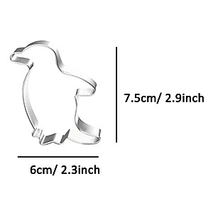 WJSYSHOP Penguin Shaped Cookie Cutter