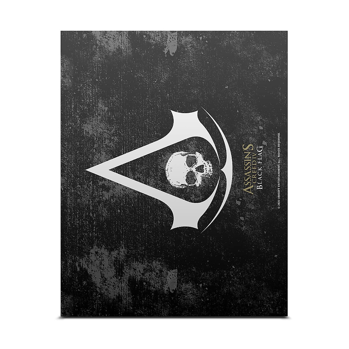 Head Case Designs Officially Licensed Assassin's Creed Grunge Black Flag Logos Vinyl Sticker Gaming Skin Case Cover Compatible With Xbox One X Console and Controller Bundle