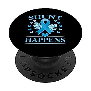 Shunt Happens Brain Tumor Hydrocephalus Awareness Month PopSockets Swappable PopGrip