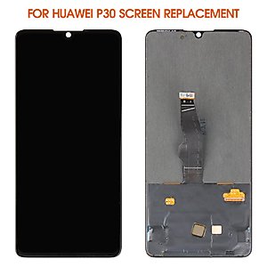OLED Screen for Huawei P30 Screen Replacement for ELE-L29 LCD Screen ELE-L09,ELE-AL00,ELE-TL00,ELE-L04 Touch Display Digitizer Assembly Repair Parts（with Figerprint Function）