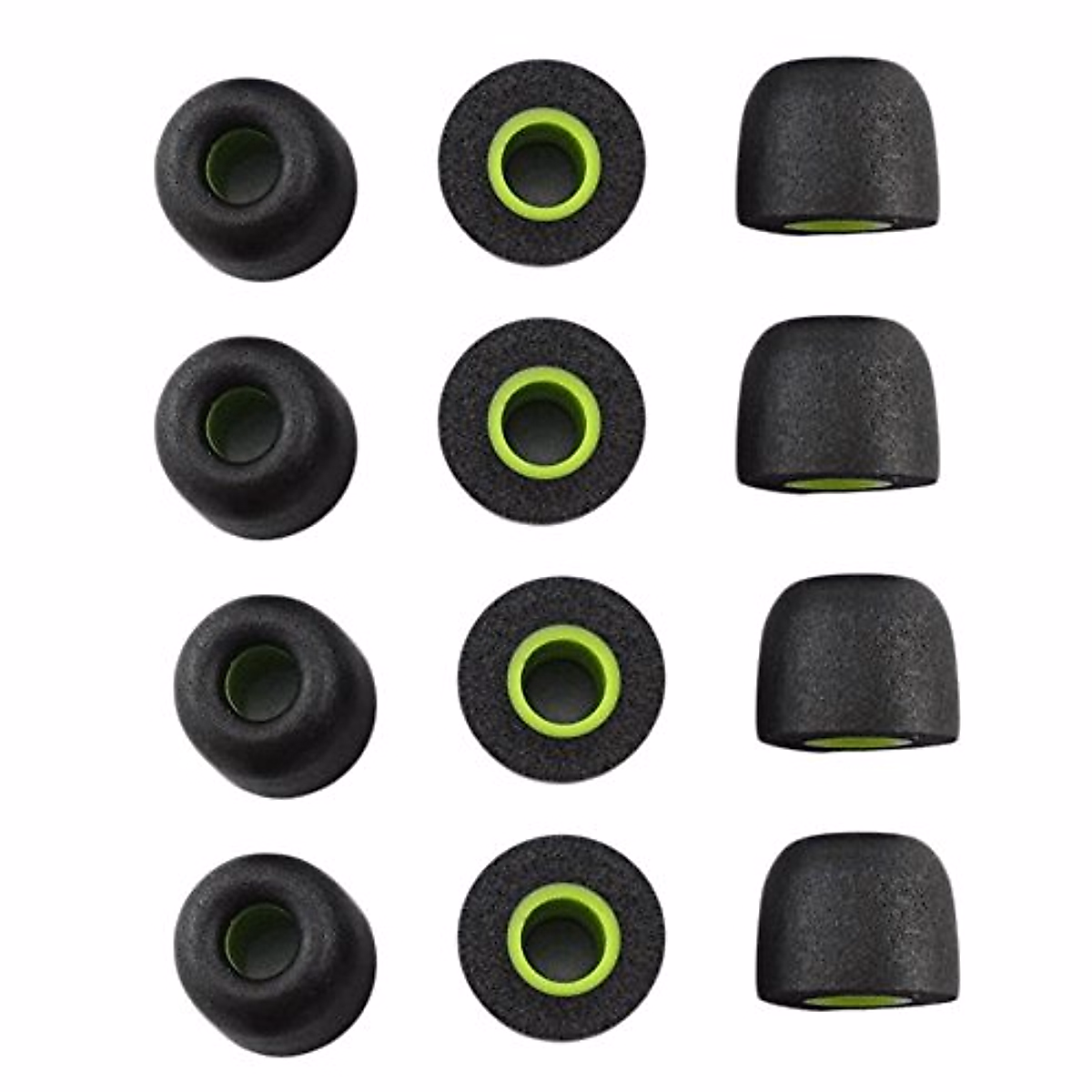 Zotech 6 Pair Memory Foam Replacement Earbuds, Ear Tips for JayBird BlueBuds X, X2 & X3 Sport Headphones (Medium)