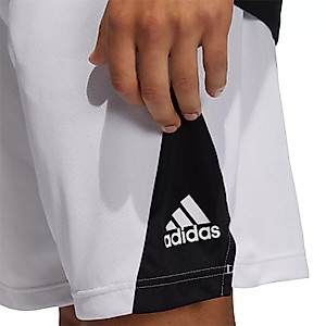 adidas Men's Axis Knit 2.5 Basketball Shorts H08739 Size L White/Black