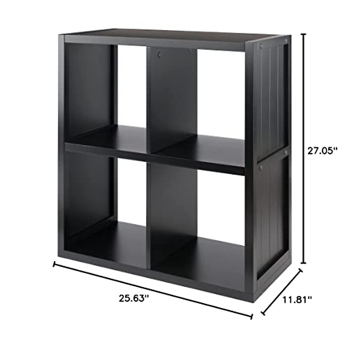 Winsome Timothy Shelving, Small, Black