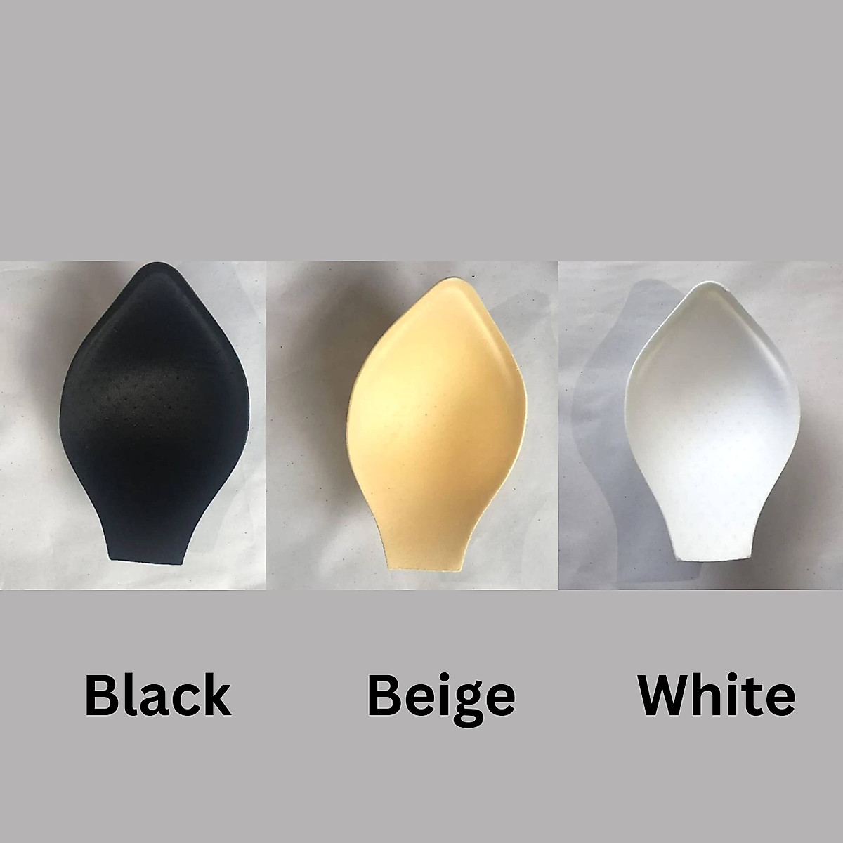 Men Bulge Enhancing Underwear Cup Sponge Pad for Underwear Swimwear Boxers Briefs Trunks Penis Enlargement Cup (Black Beige White)