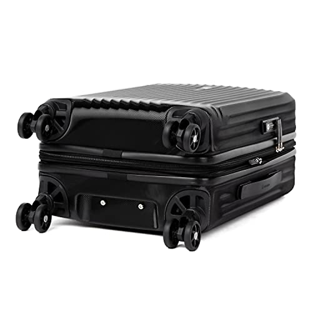 Travelpro Maxlite Air Hardside Expandable Luggage, 8 Spinner Wheels, Lightweight Hard Shell Polycarbonate, Black, Carry-On 21-Inch