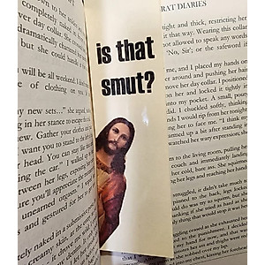 Multi Color Bookmarks, Peeking Jesus, is That Smut?, Bookmark Gift (No Tassel)