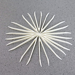 MosBug 12Pcs 80mm Contact Lens Tweezers Make Up Tool (White)